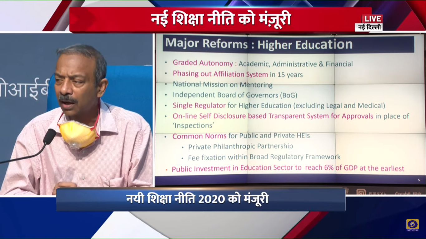 New Education Policy 2020 - Government of India - The Real Education